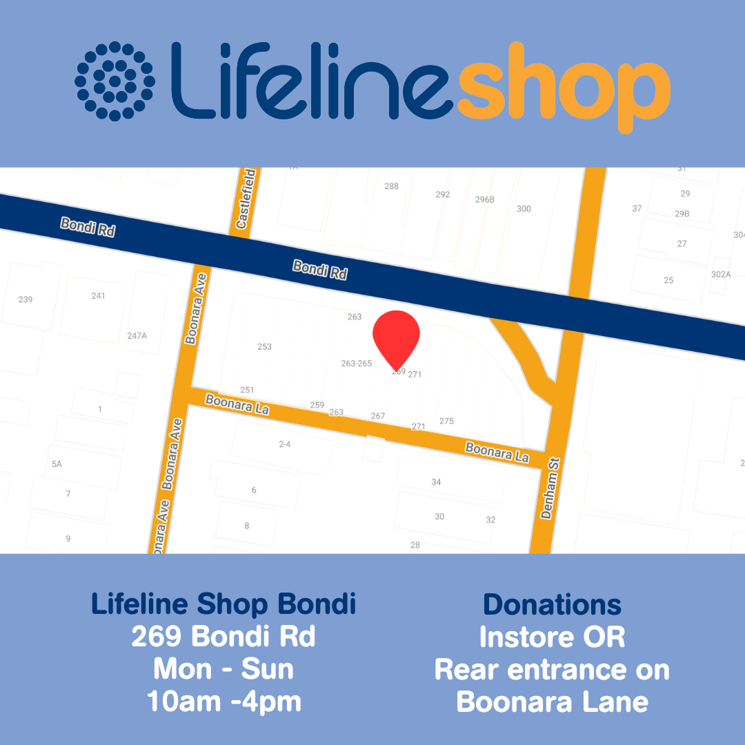 Lifeline Shop Bondi - Lifeline Northern Beaches